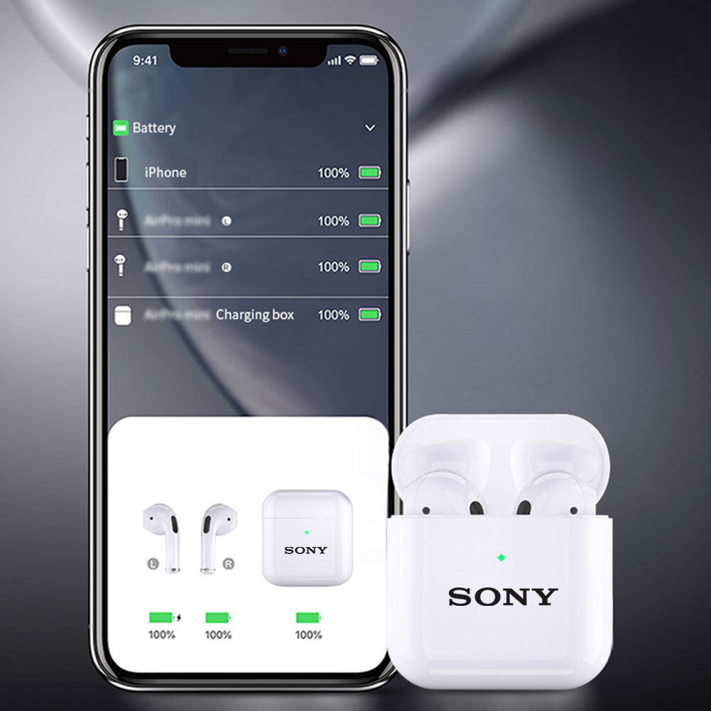 SONY TWS Air Pro 4หูฟังบลูทูธ9D,หูฟังไร้สายเสียงสเตอริโอหูฟัง HiFi หู ...