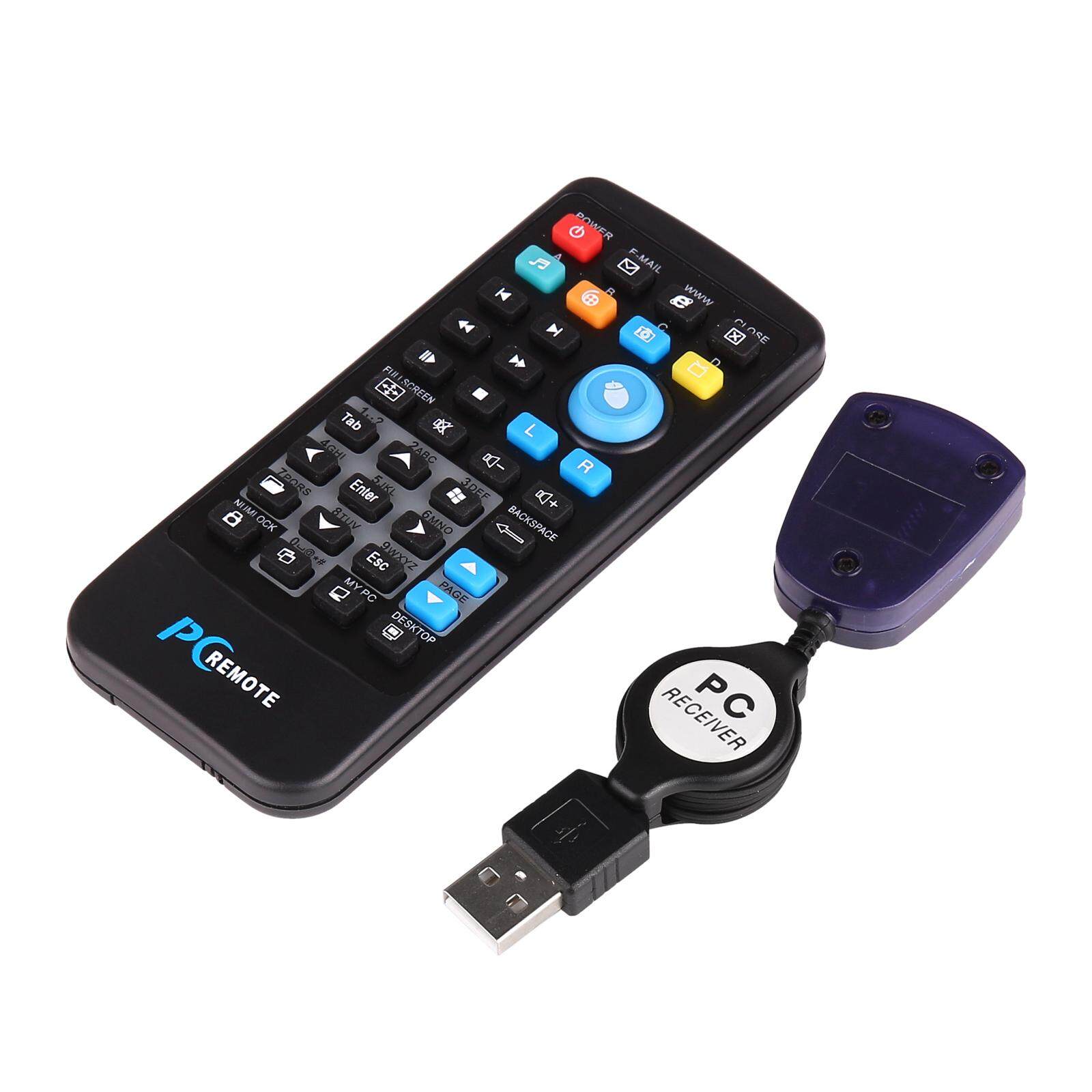 18 M Wireless พีซี USB รีโมทคอนโทรล Media Center Controller สำหรับ ...