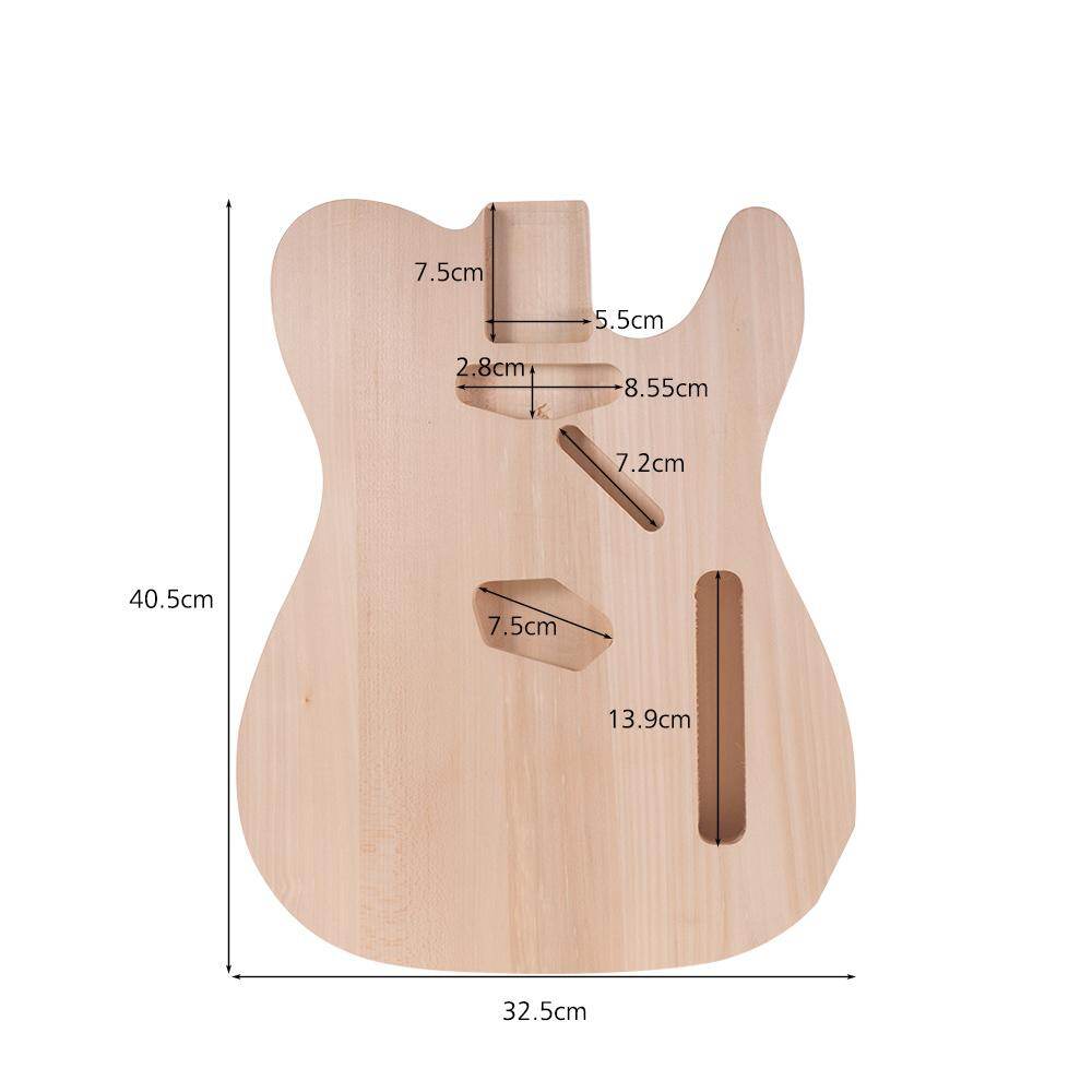 Guitar Body Unfinished Unfinished Stratocaster Guitar Body | Basswood ...