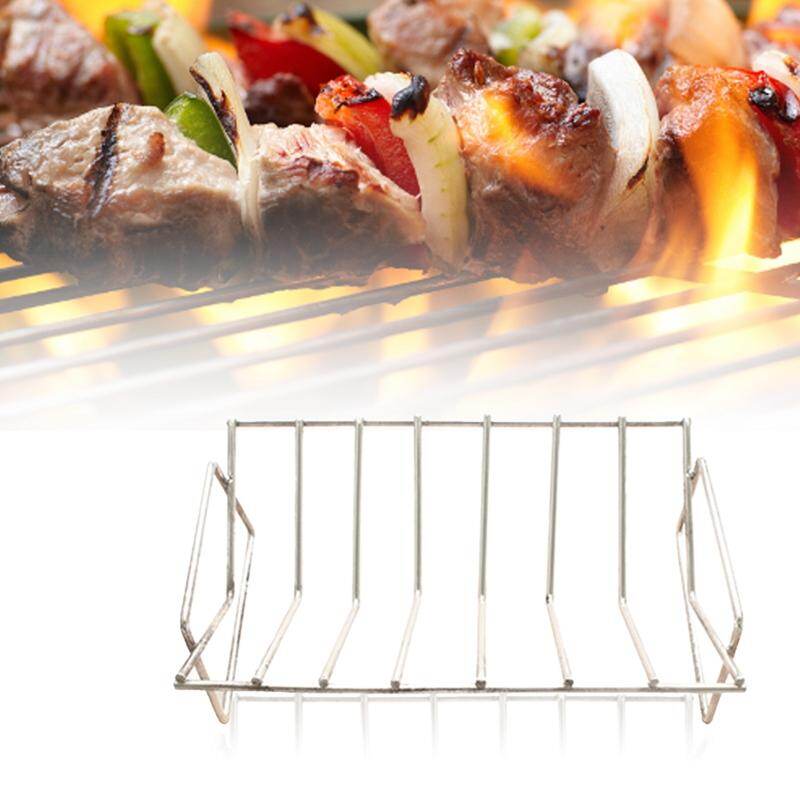 BBQ Rib Rack Grilling Rib Rack for Smoking,Stainless Steel Roast Rack ...