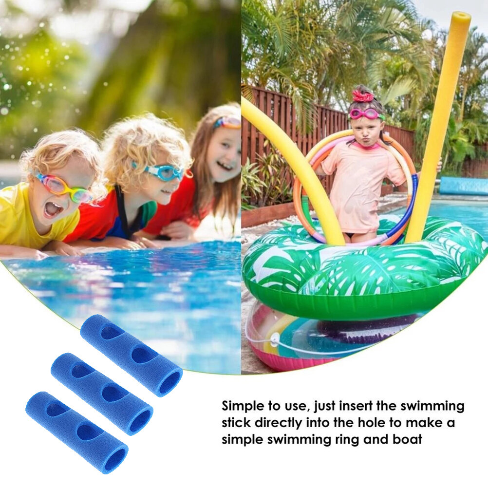 3 Pcs Swimming Pole Connector EPE 2 Cross Holes Swimming Noodle ...