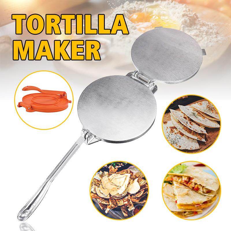 【Malay delivery】20cm Terra Fiesta Tortilla/Naan Bread Dough Press Heavy ...