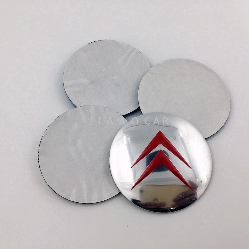 NEW 4 x 56.5mm Car Wheel Center Hub Cap Stickers Badge Emblem Decals ...