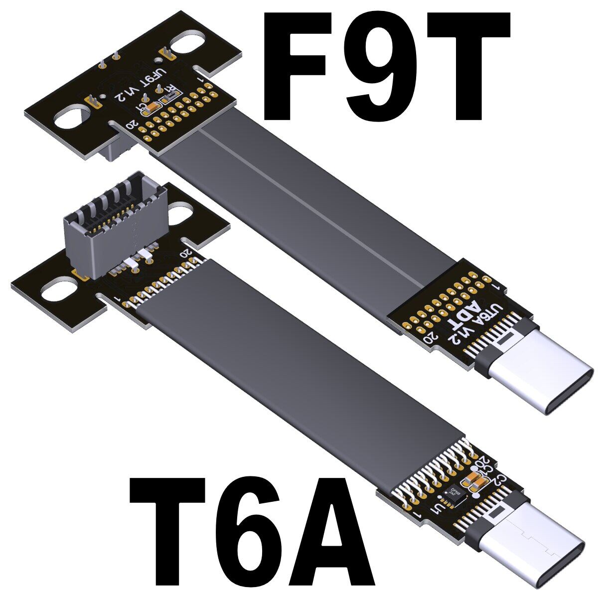 ADT 20G Internal USB 3.2 Gen2x2 Type-C Female To Type-E Male Shielded ...
