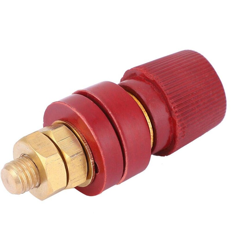 2Pcs Terminal Binding Post, 555 Type Brass Pillar Terminal Block M8 ...