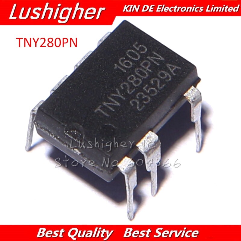 10 ชิ้น TNY280PN DIP7 TNY280P กรมทรัพย์สินทางปัญญา TNY280 ใหม่และเป็น ...