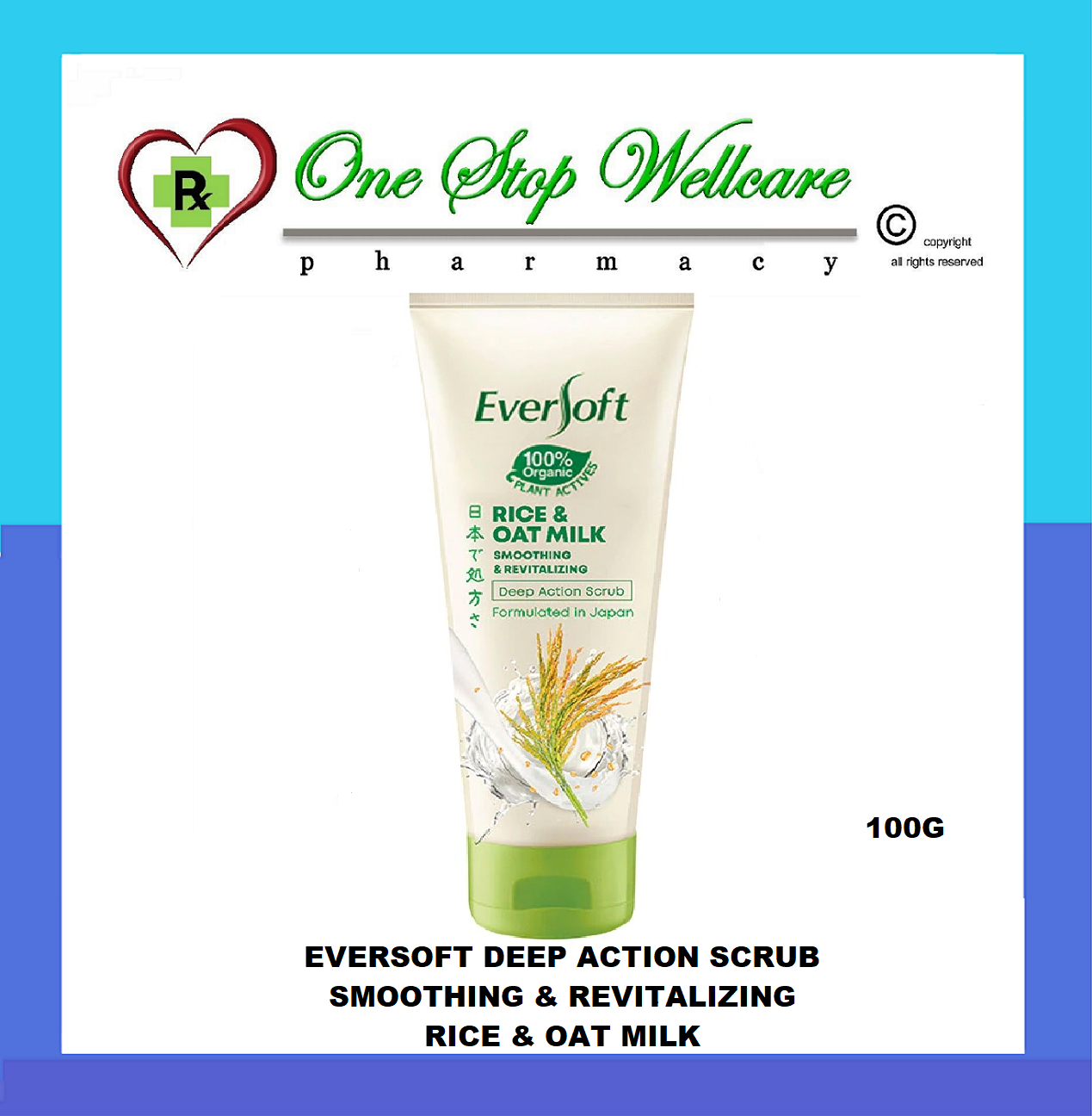 EVERSOFT DEEP ACTION SCRUB (RICE & OATMILK / APRICOT & MULBERRY) 100G ...