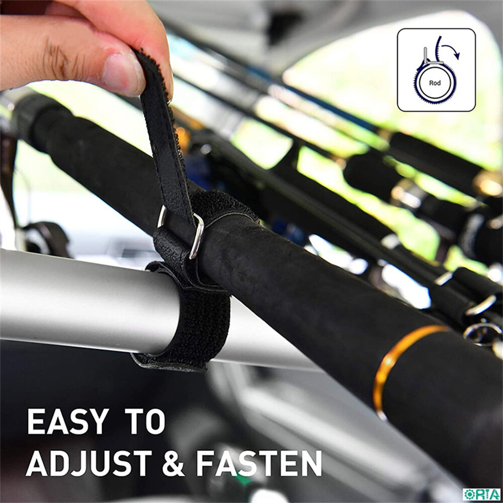 ORIA Vehicle Fishing Rod Holder Fishing Rod Tie Downs Car Fishing Rod ...