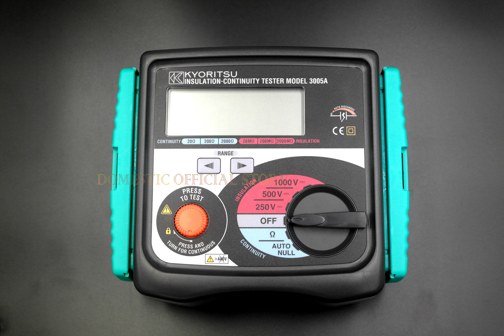 Kyoritsu 3007A Digital Insulation/Continuity Tester With, 44% OFF