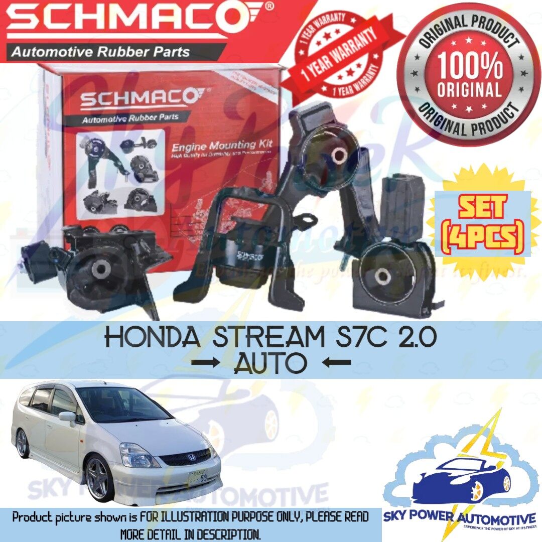 HONDA STREAM S7C 2.0 (AUTO) SCHMACO ENGINE MOUNTING (SET) | Lazada