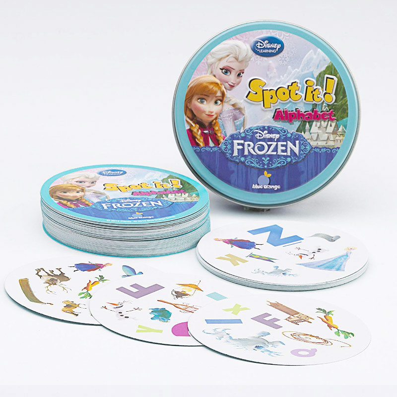 【Surprise】Party Card Game Truly Amazing “Spot It-Alphabet FROZEN ...