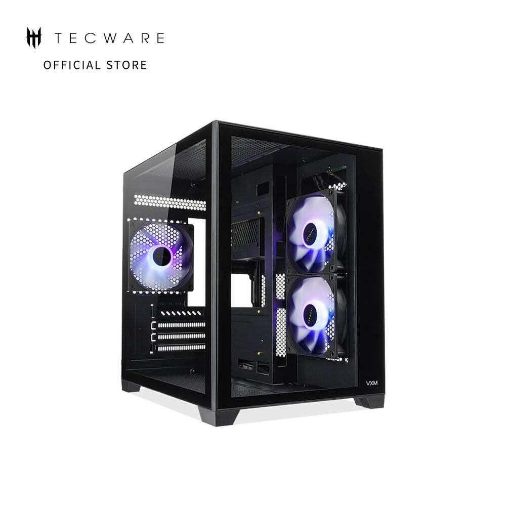 Tecware VXM2 Dual Chamber ARGB MATX Gaming Case | Lazada
