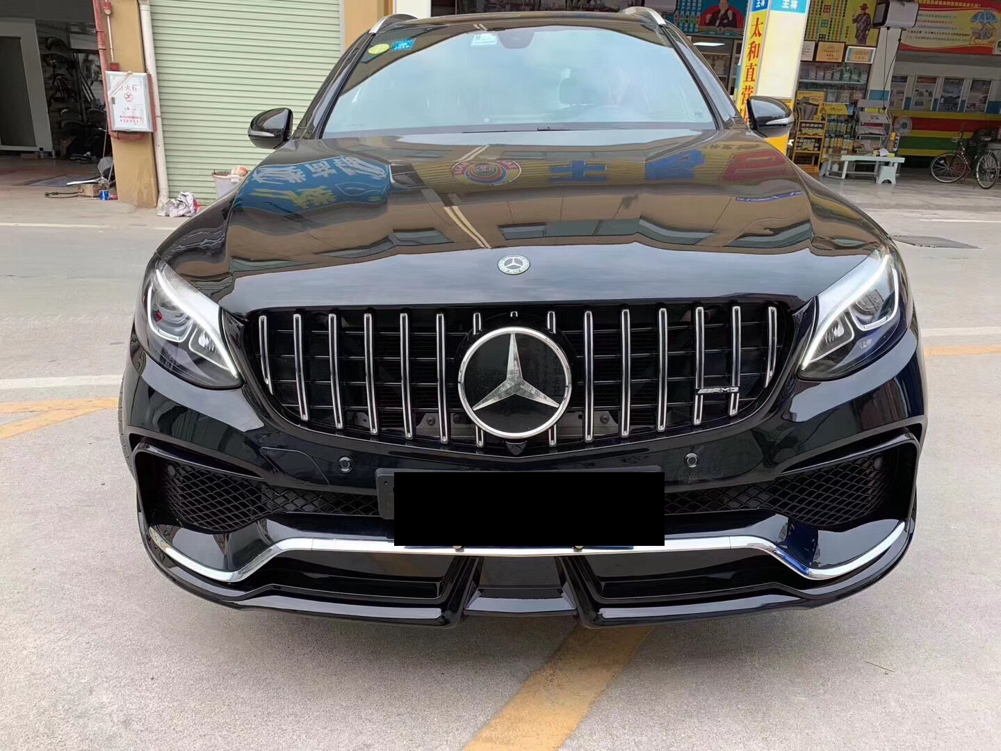 Mercedes Benz X253 W253 SUV Glc 63 glc63 WALD Bodykit body kit front ...