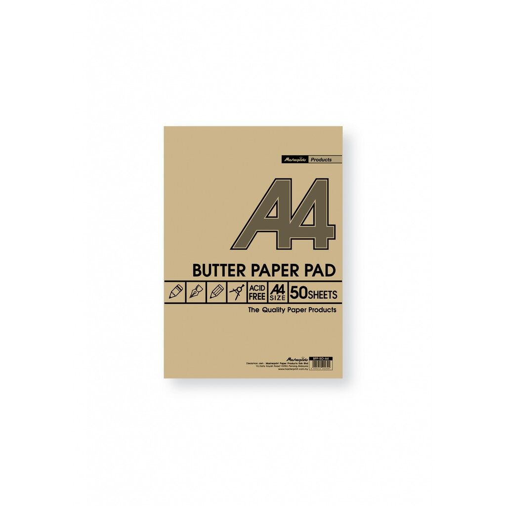 Masterprint Butter Paper Pad A4 / A3 Size | Lazada