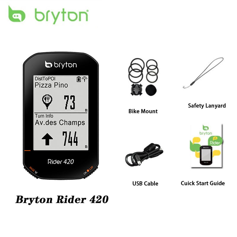Bryton Rider 420 Bicycle GPS Computer ANT+ BluetoothCycling Wireless ...