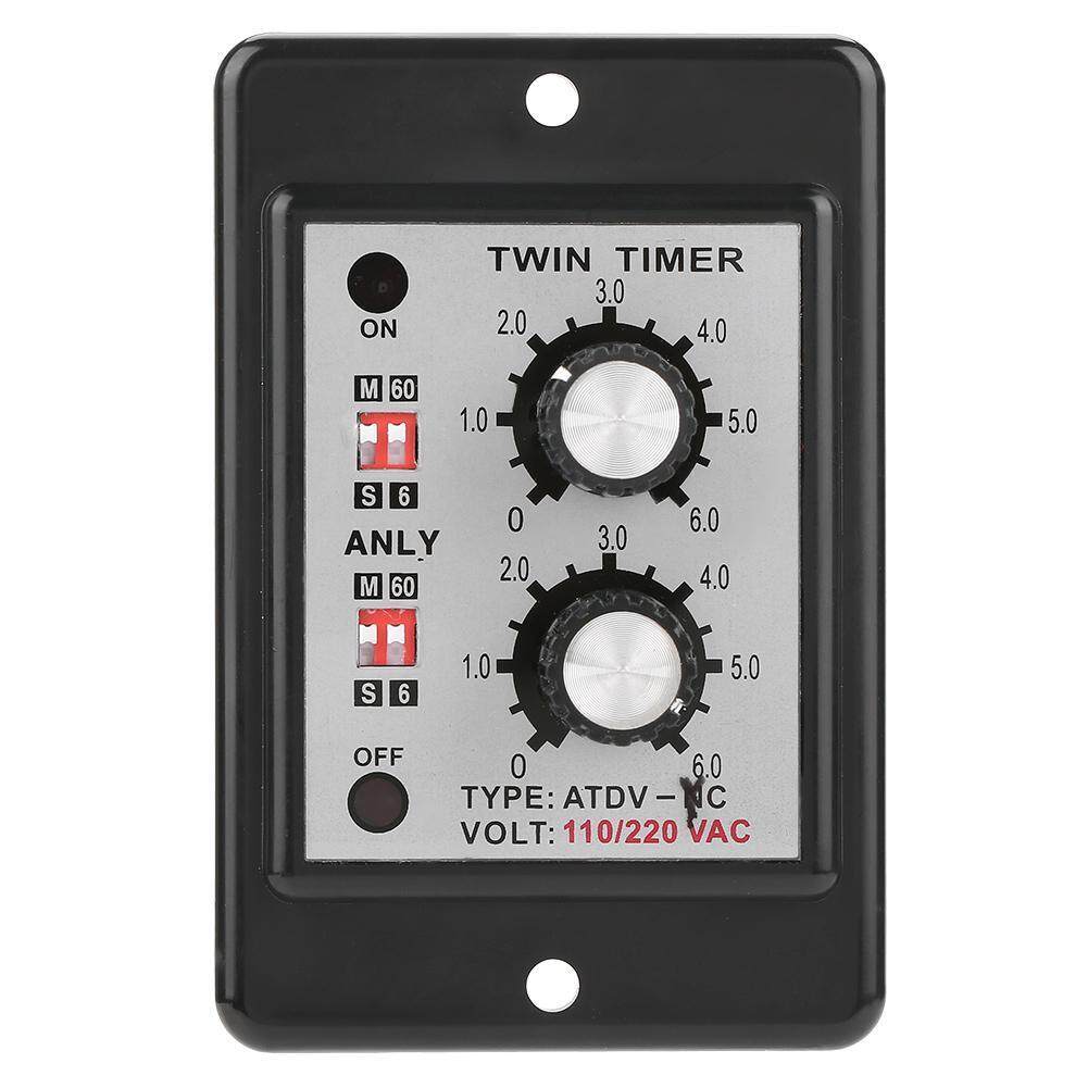 ON OFF TWIN TIMER RELAY ลูกบิดควบคุมเวลาสวิตช์ ATDV-YC 6S-60M - Lfinger ...