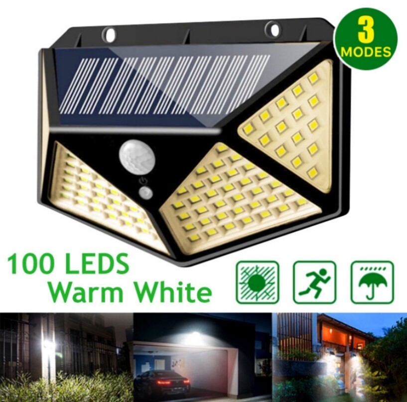【ready stock】solar light 100LED3 Outdoor energy-saving and waterproof ...