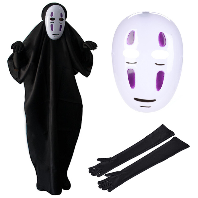 Adult Spirited Away No Face Man Costume Anime Miyazaki Hayao Faceless ...