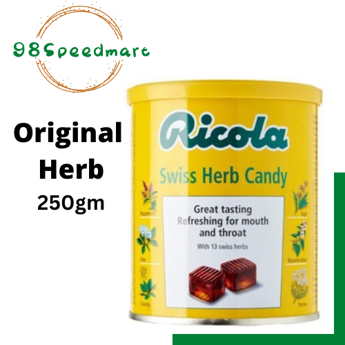 [98] Ricola Swiss Herb Candy (Tin) 250gm | Lazada