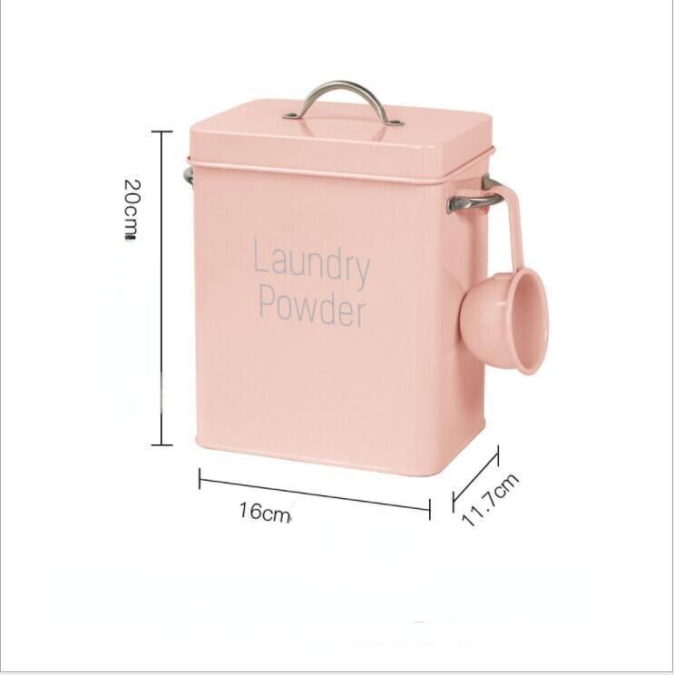 New Nordic Style Powder Bucket Laundry Detergent Powder Storage Box 4L ...