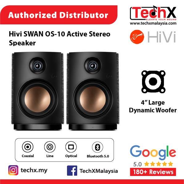 HiVi Swans OS-10 Wired and Wireless Multimedia Speakers 2.0 | Lazada