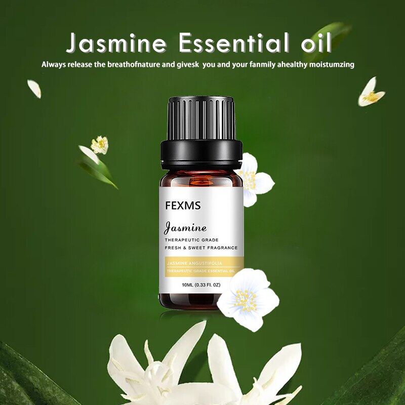Jasmine Essential Oil Natural Jasmine Oil For Diffuser Massage Body Skin Hair Care Fragrance