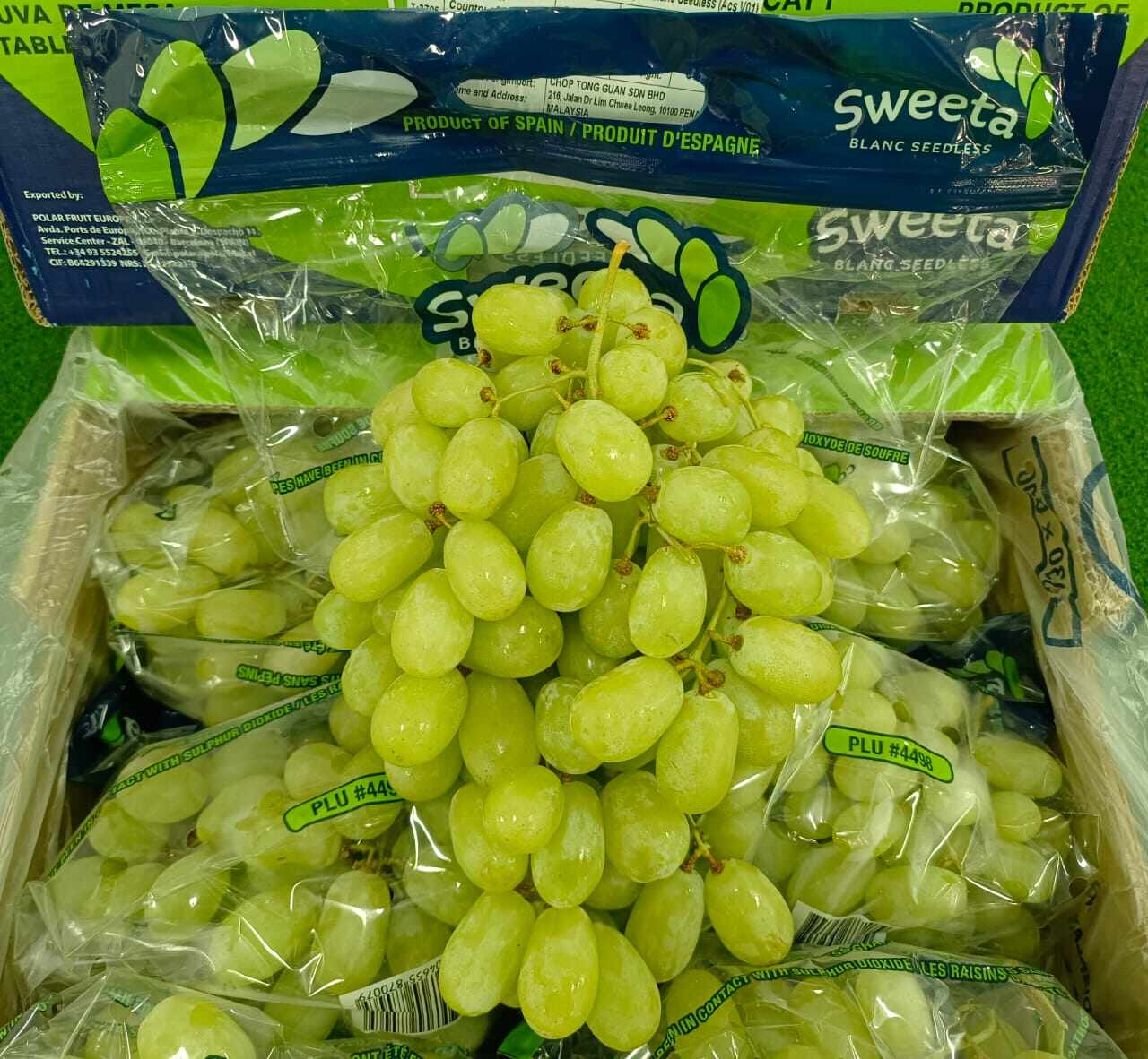 Autumn Crisp®️, Sweet Globe, Pretty Lady Green Seedless Grapes (500gm ...