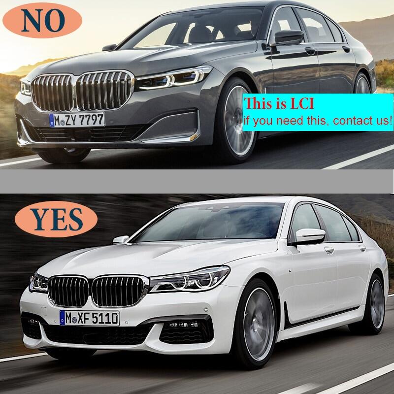 สำหรับ BMW G11 G12กันชนหน้ากระจังหน้าไตตารางตาข่าย7ชุดซีดาน730I 740I ...