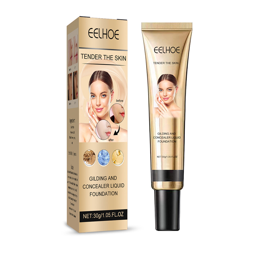 Liquid Foundation 30G Full Coverage Oil Control Makeup Base Cream ...