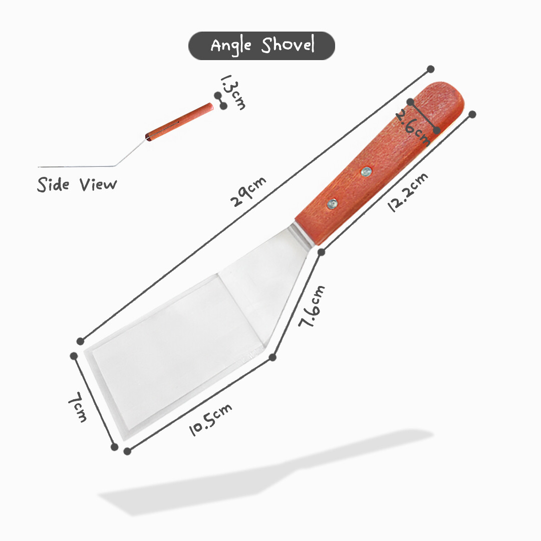 Stainless Steel Angle Shovel / Angle Leak Shovel with Wood Handle / 3 ...