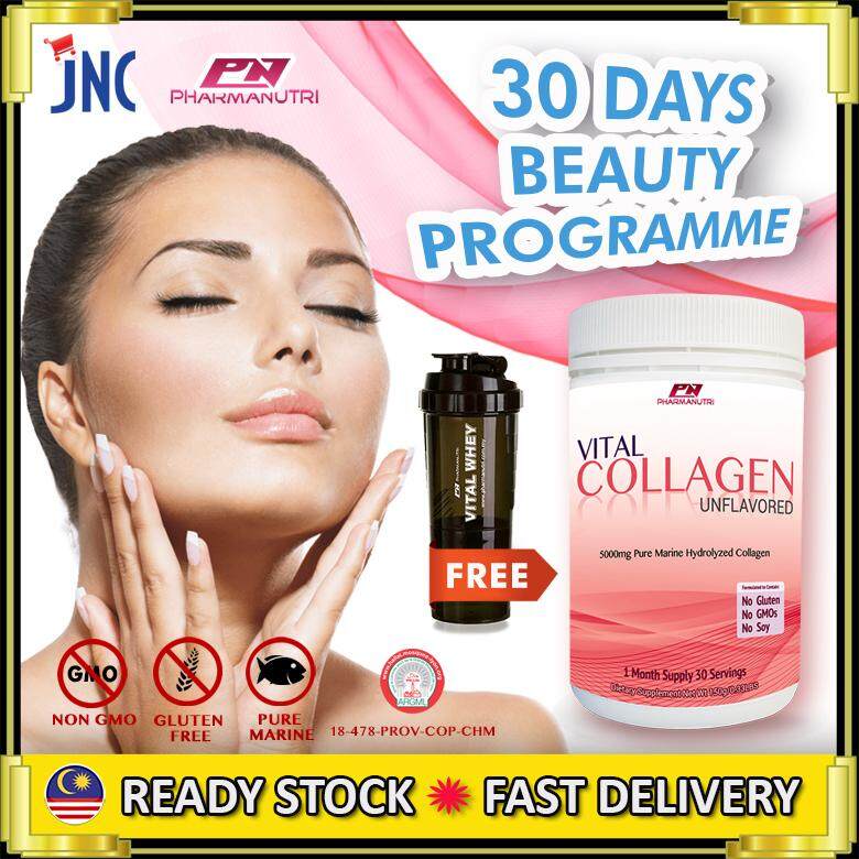 Collagen Halal - Vital Collagen 5000mg, Hydrolise Deep Sea Marine ...