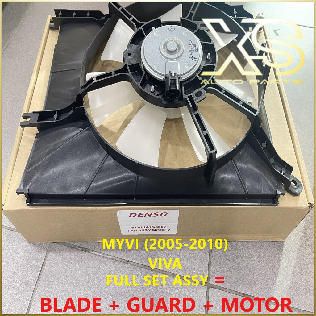 MYVI VIVA DENSO FAN MOTOR ASSY SET MODIFY BIG MOTOR !!! FAN BLADE ...