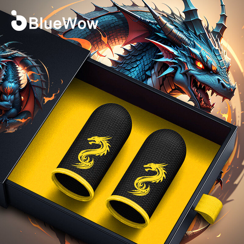 BlueWow ถุงนิ้วเล่นเกม ถุงมือเล่นเกม ถุงนิ้วเล่นเกมff ถุงมือเล่นเกม free fire ถุงมือเกม นิ้วเล่น ...