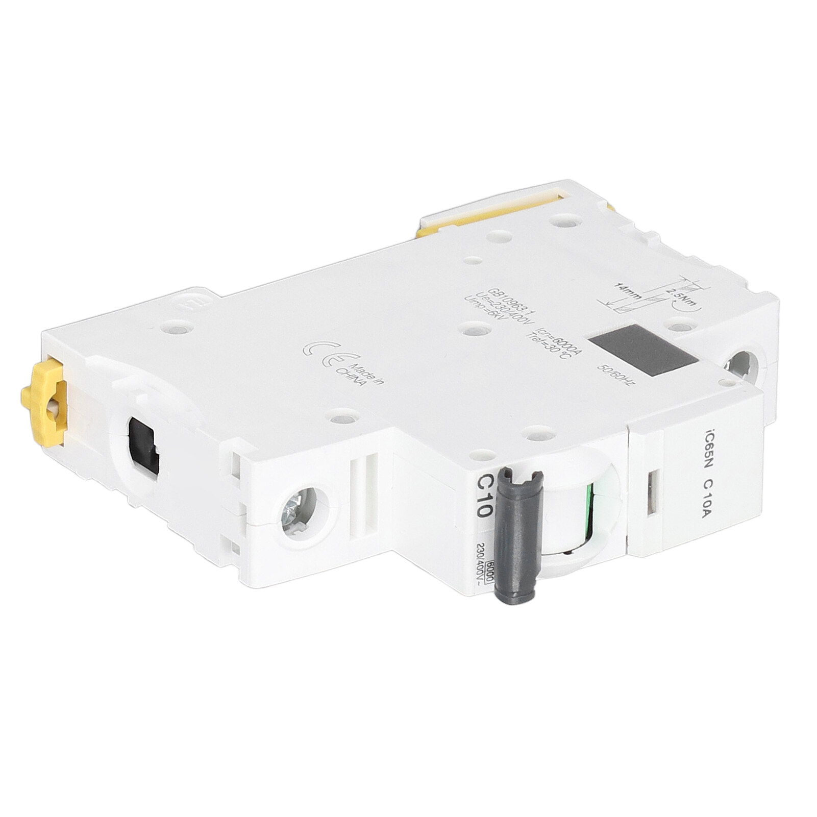 Mini Circuit Breaker 1P Residual Current Isolator DIN Rail Mount 230V 400V 10A - MixASale