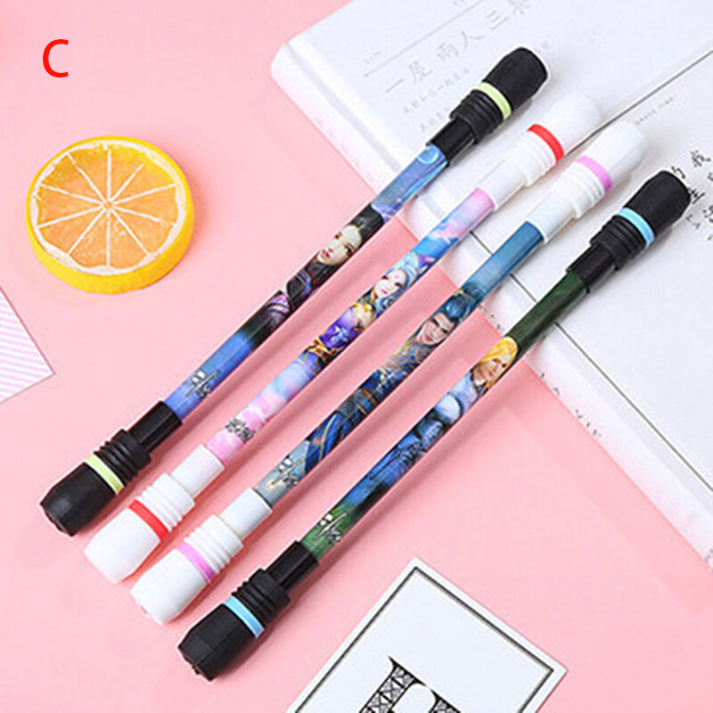 ใหม่ Veli Shy Spinning Pen Creative Random Flash Rotating Gaming Gel ...