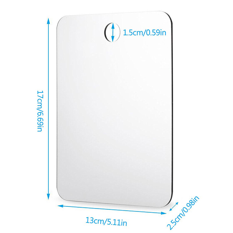 Lofty shave Well mirrors Unbreakable FOG & Mist Free Travel Shower ...