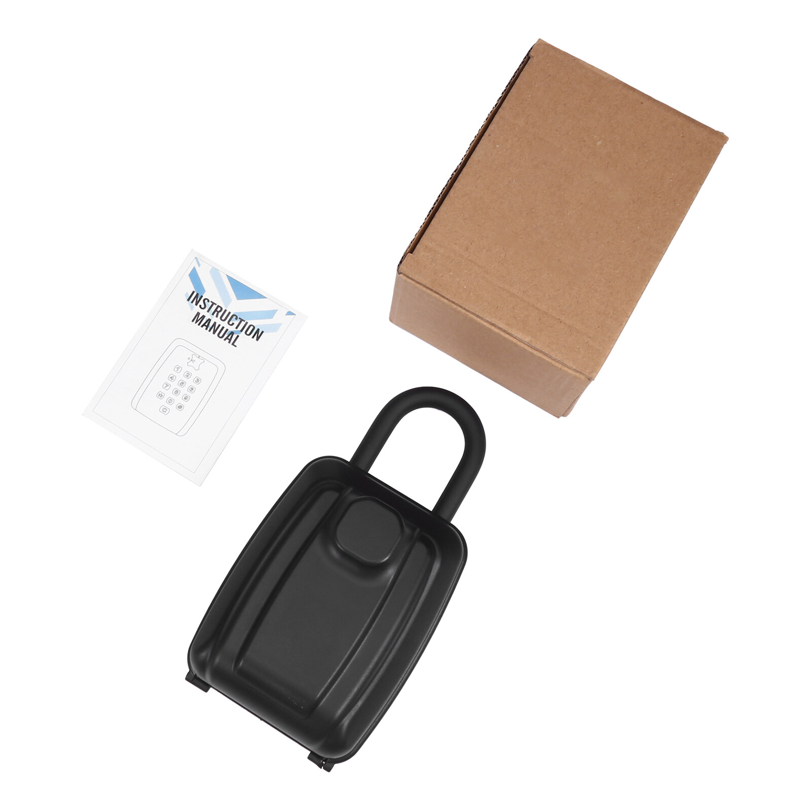 ORIA Security Key Lock Box Push Button Large Capacity Key Storage Box ...