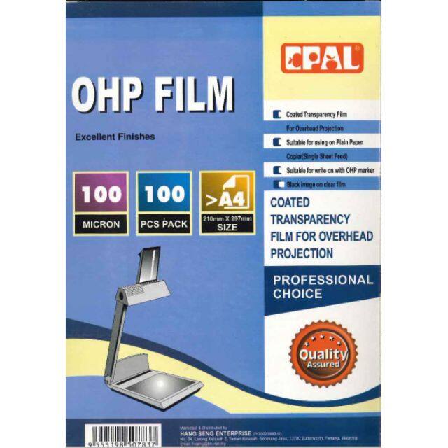 OHP FILM 100 micron 100 pcs pack | Lazada