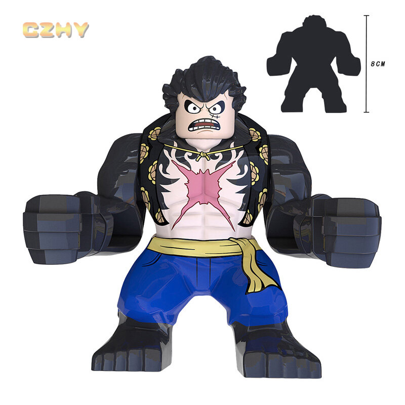 Minifigures การ์ตูนลูฟี่ Zoro Robin Frank Shanks Namie Building Blocks ...