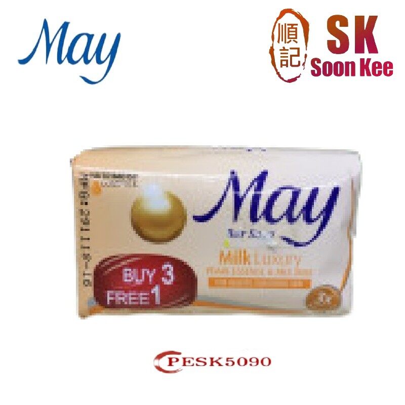May Bar Soap Milk Luxury 85g x 4pcs | Lazada