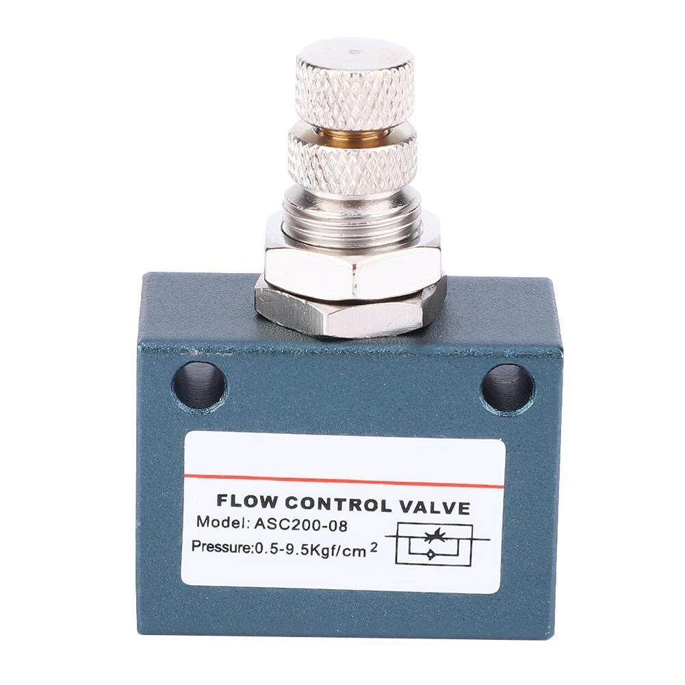 ASC200-08 G1/4 Pneumatic Air Flow Speed Control Valve Aluminum Alloy Throttle Valve - sorazhui ...