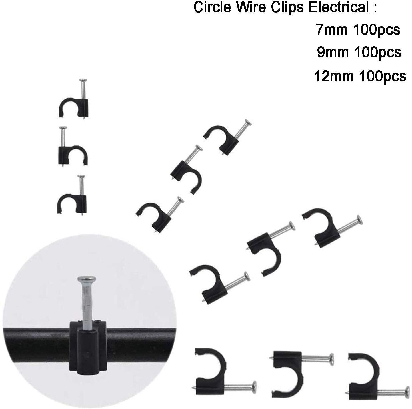 【Ship in 24 Hours】Circle Wire Clips 100pcs 6mm/7mm/8mm/9mm/12mm ...