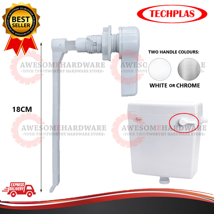 (FRONT HANDLE) TECHPLAS 1048-DIY 1049-DIY PVC TOILET CISTERN FLUSH PULL ...