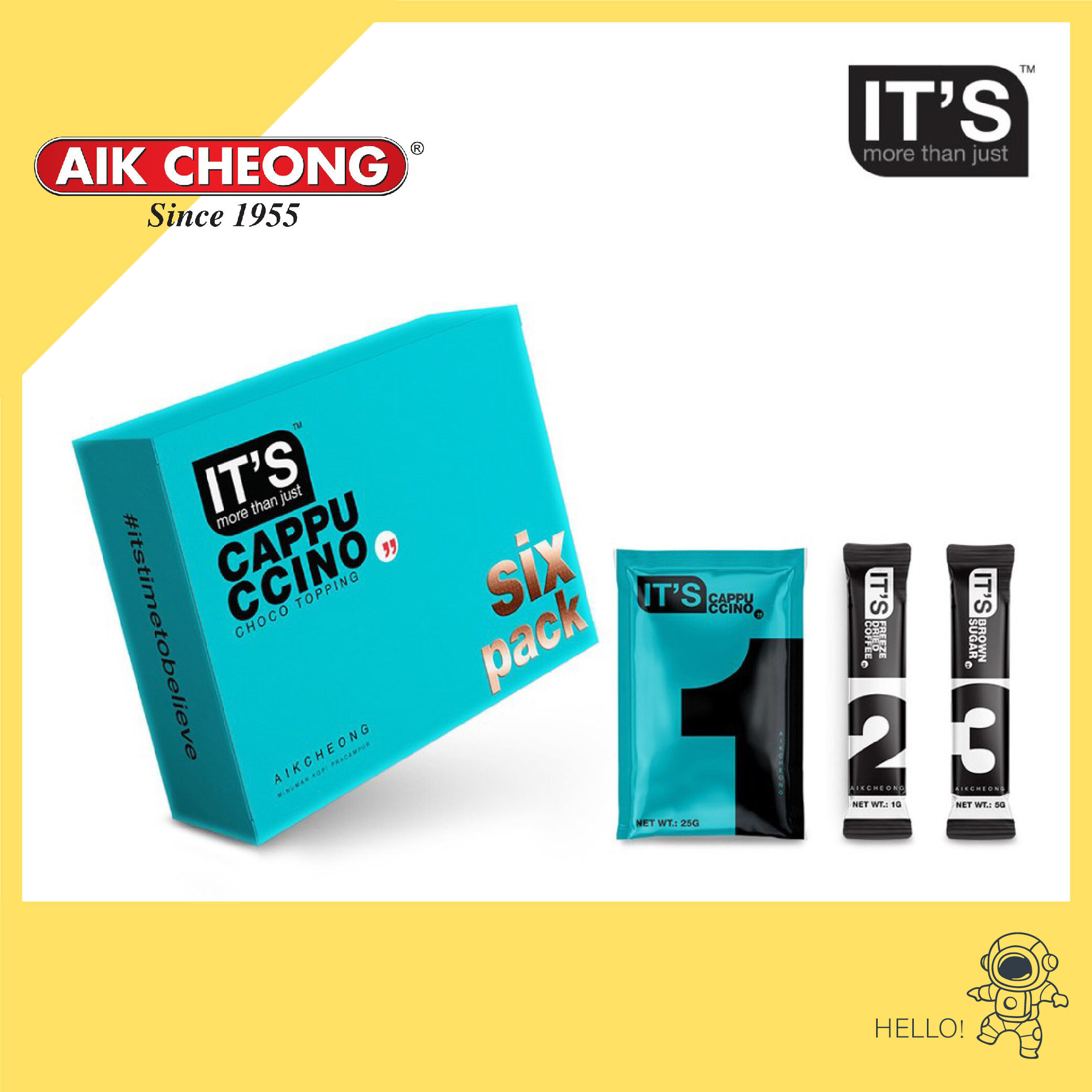 AIK CHEONG Cappuccino- IT’S SIX PACK | Lazada