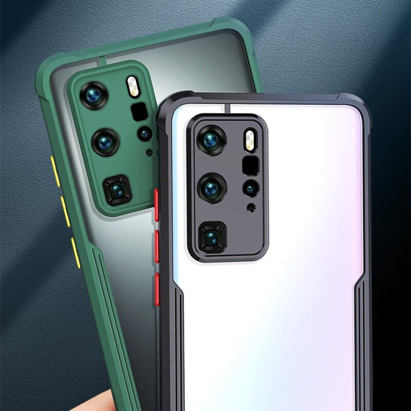 Ốp Điện Thoại Trong Suốt Khung Chống Sốc Sang Trọng Ốp Bảo Vệ Máy Ảnh Trong Suốt Cho Huawei P40 ...