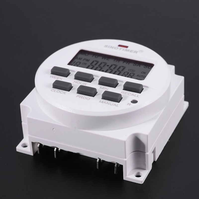 Sinotimer Tm618H-2 220V Ac Digital Time Switch Output Voltage 220V 7 Day Weekly Programmable ...