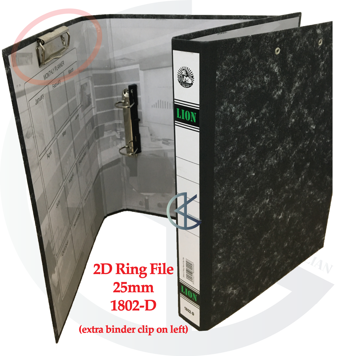 Lion Lever Arch File 3'' / 2'' , Lion 2D Ring File | Lazada