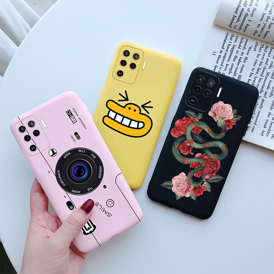 เคส Oppo A94 Oppo A94 5Gเคสโทรศัพท์ทรงสลิมนิ่มลายดอกทานตะวันสีสันสดใส ...