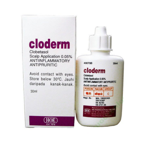 Cloderm shampoo scalp application | Lazada