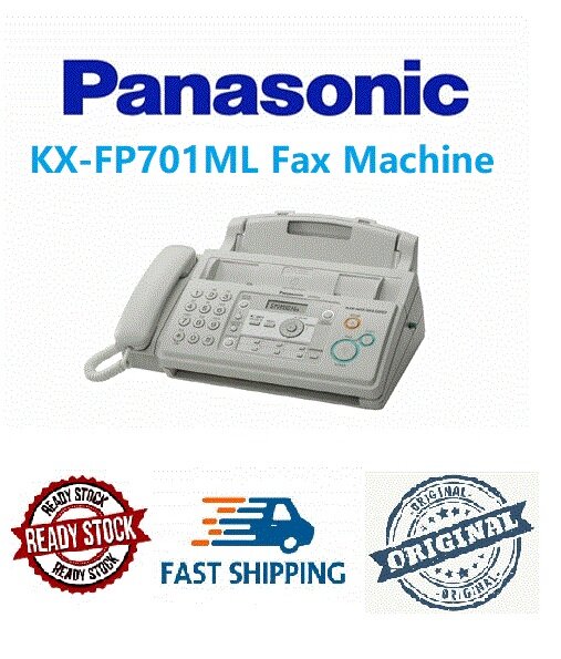 Panasonic Plain Paper KX-FP701ML Fax Machine (White) (1 year warranty ...